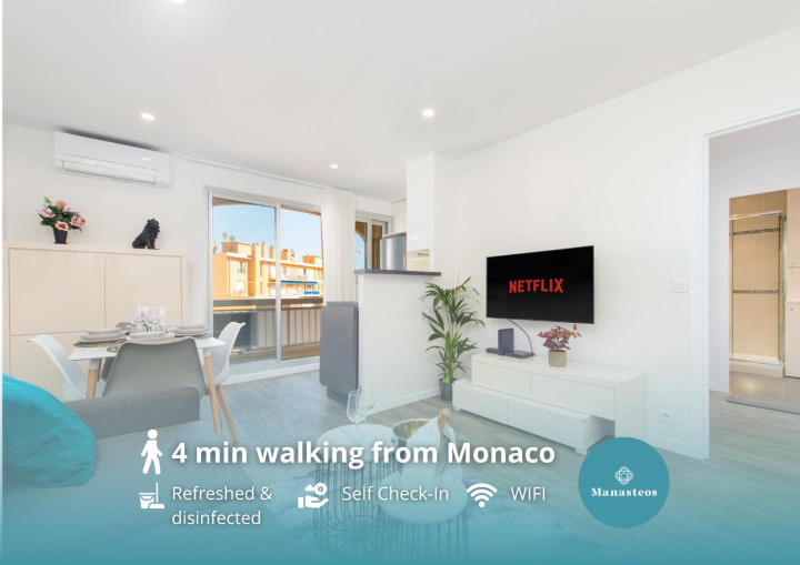Monaco à Pied - Spacieux Appartement - Balcon - Ca - Monte Carlo