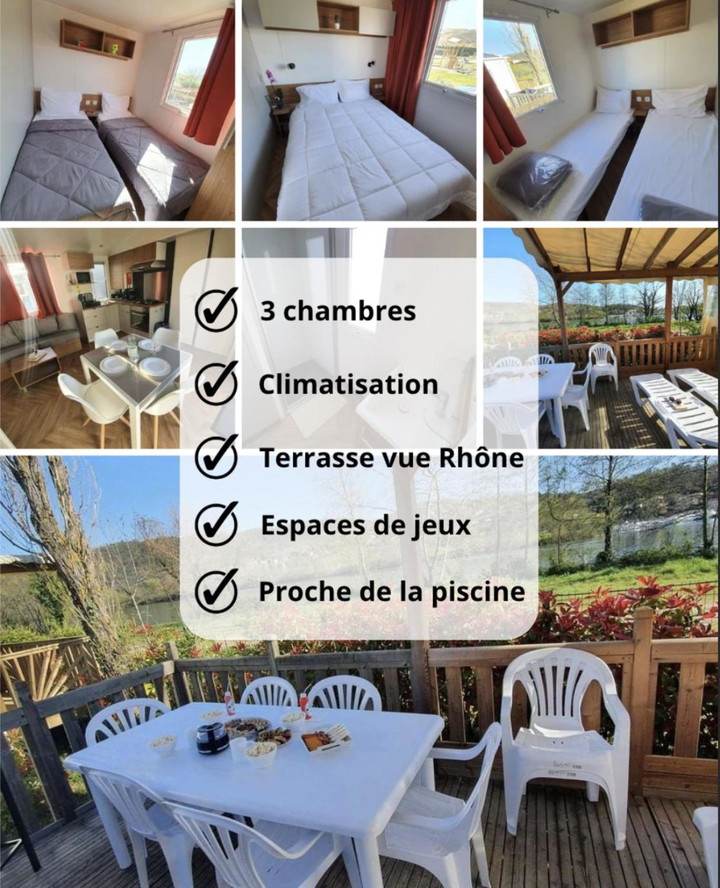 Les Flots De Condrieu - Via -Rhôna -8 Pers, Et Vue Sur Rhône-bbq - Rhône