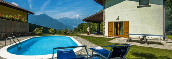 Villa Betulla Con Piscina Privata Sul Lago Di Como - Bellano