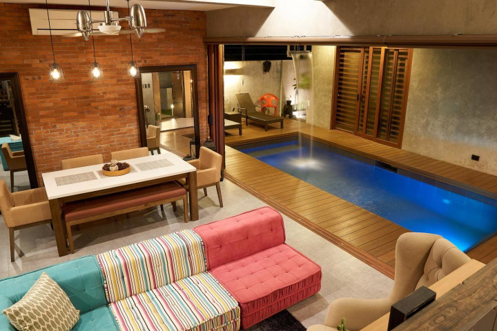Isla Villa 1 Amazing Waterfall Pool House Near Beach, Bars & Restaurants - Philippines
