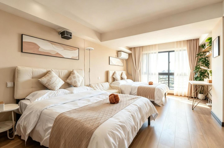 Qiya Luxury Apartment Lujiazui Beiyangjing Subway Station Branch - 