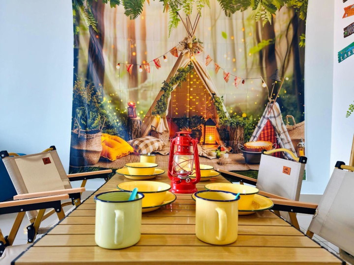 Leisure Home - 7pax Camping Theme - Seremban