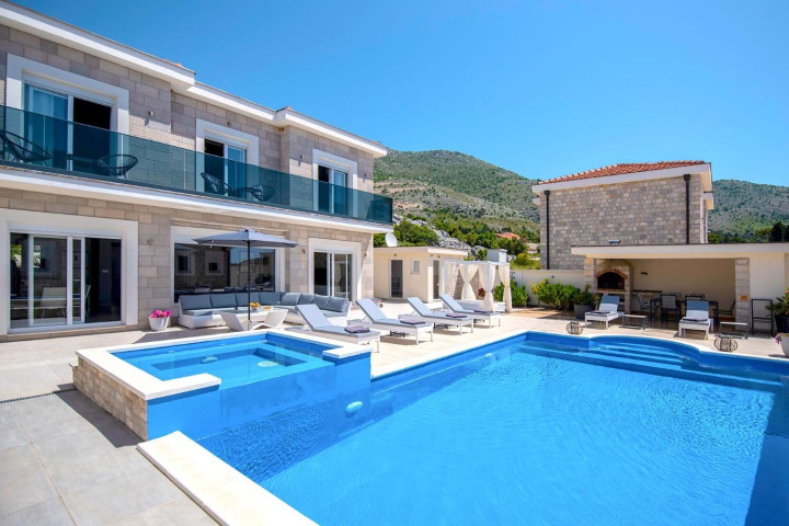 Luxury Villa Miriam With Private Pool And Jet Pool Near Dubrovnik - Cavtat