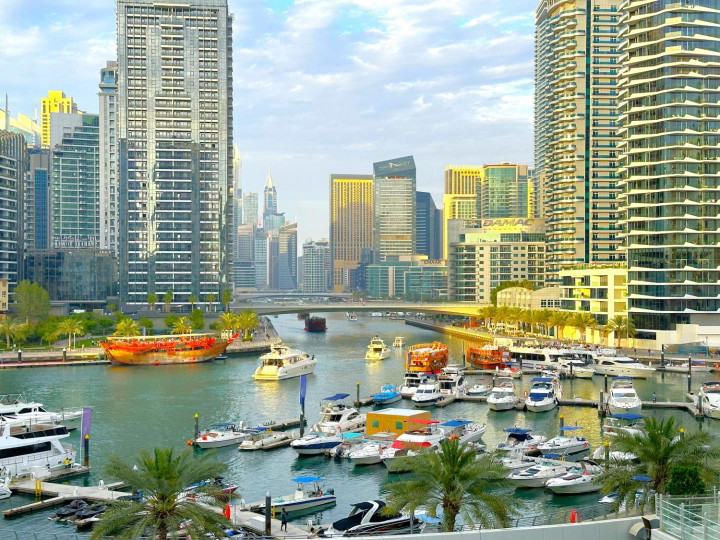 Luxury Studio W Marina View & New Furnishings For 4 Pax - Dubai