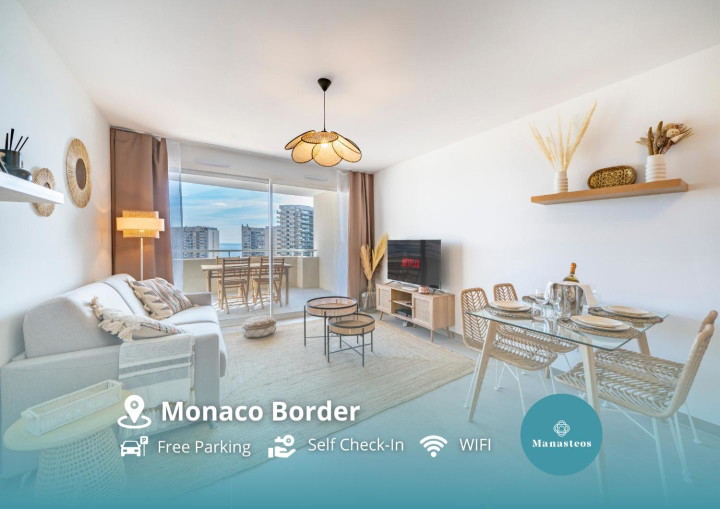 Terrasse Vue Mer, 5mn Monaco, Parking - An - Mônaco