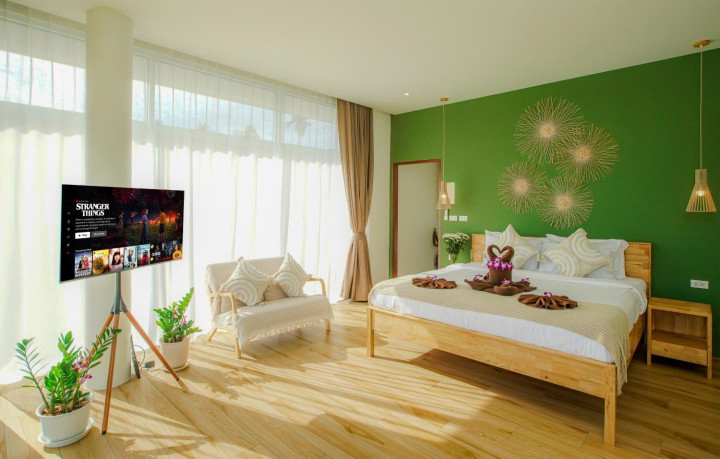 Paradise House - Calm & Green Garden Stay - Heart Of Thong Sala - 4k Smarttv - Ko Pha Ngan