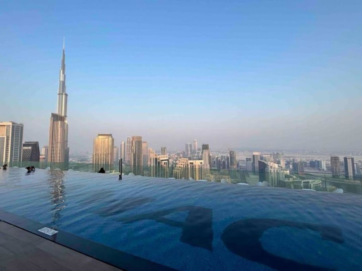 Unique 2br With Infinity Pool View On Burj Khalifa - Émirats arabes unis