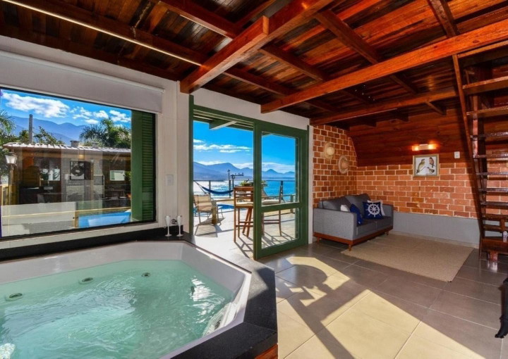 Chalé Com Jacuzzi E Vista Mar - Plh007 - Florianópolis