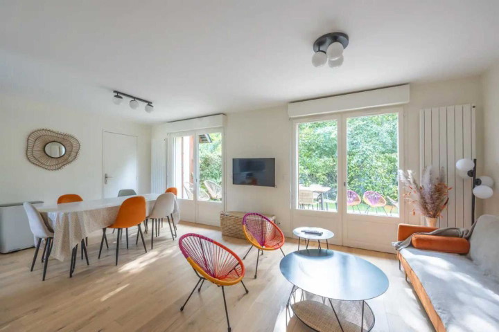 Charming House With Garden In Residence With Pool - Deauville