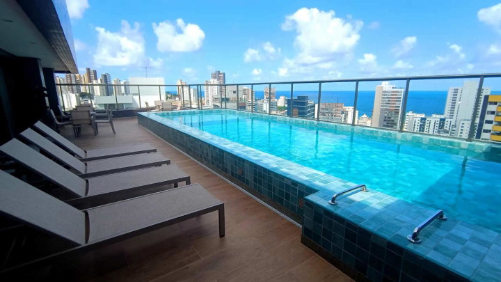 Apartamento Elegante E Confortável Na Barra Em Salvador - Barra