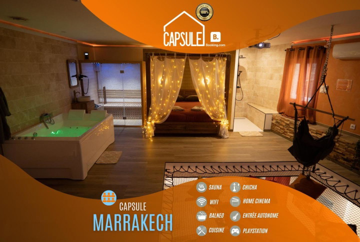 Capsule Marrakech I Chicha I Sauna I Balnéo I Console Ps5 I Cinéma - Valenciennes