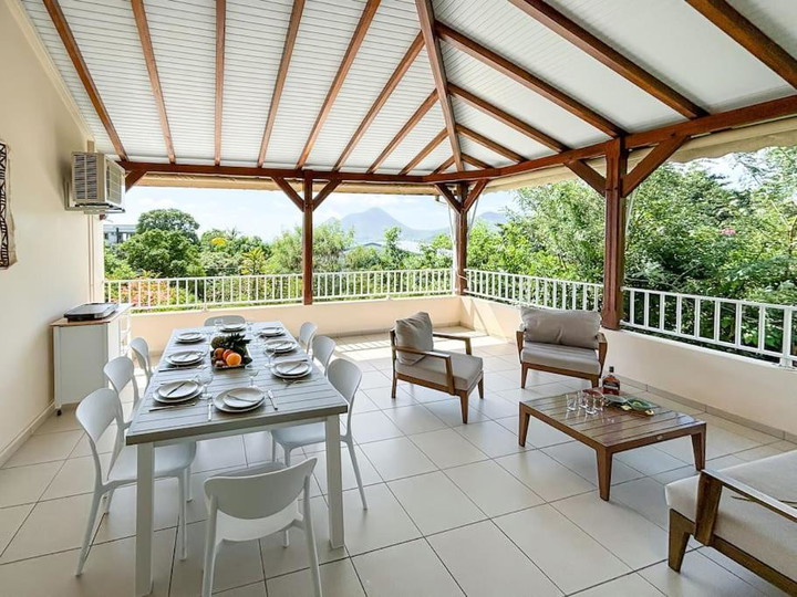Bel Appartement Duplex T4 Laboté, Vue Mer, A 600m De La Plage De Diamant - Martinique