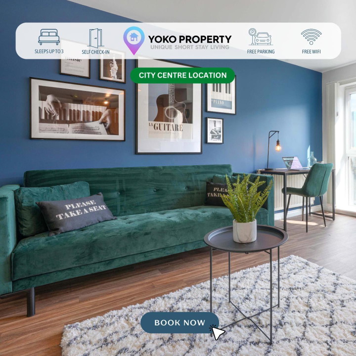 Stylish Apartment I Walking Distance To The City Centre I Free Parking I Fast Wi-fi I Smarttv With Netflix I By Yoko Property - Coventry