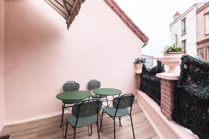 Terrasse Privée - Parking Gratuit - Métro 9 - 6 Personnes - Montreuil