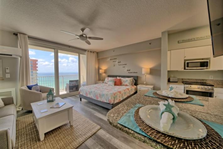 Deluxe Beachfront Studio, Shores Of Panama, Oceanviews And Updated - Florida