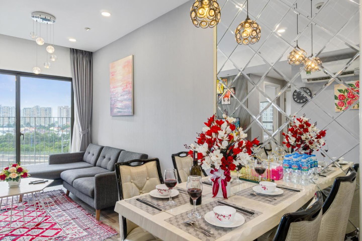 Cozy 2 Bedroom Condo In Masteri Thao Dien, Fully Furnished With Full Amenities - ホーチミン