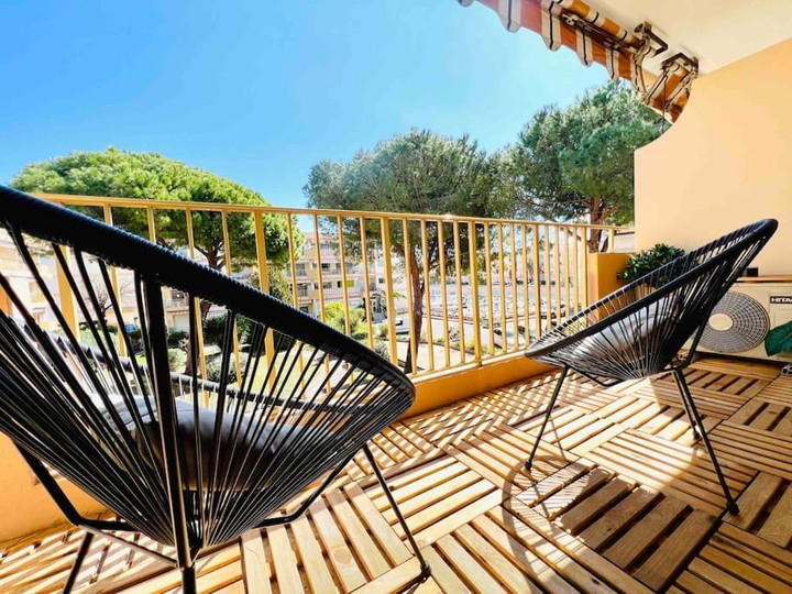Marco Polo - Studio Neuf Avec Parking & Piscines - Mandelieu-la-Napoule