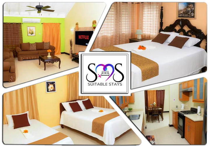 Prime Location Villa -Sleeps 7 -Private Pool & Gym -Peace & Comfort - Jamaica