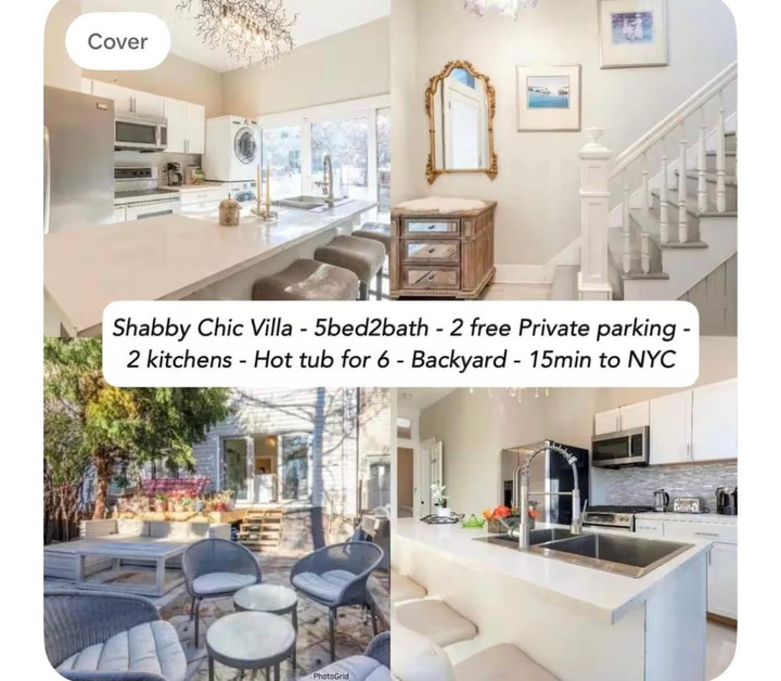 Manhattan Getaway Shabby Chic Villa 2 Parking & Hottub - Jersey City, NJ