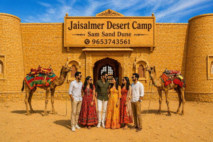 Jaisalmer Desert Camp Sam Sand Dunes - Rajasthan
