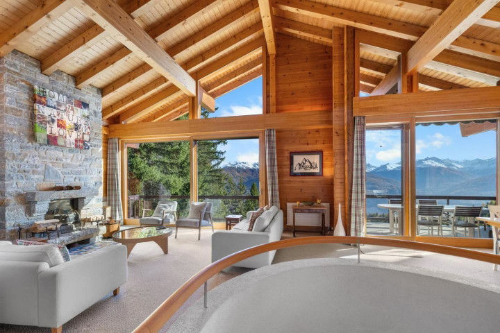 Chalet La Frenaie A Anzere Avec Vue Sur Les Alpes - Lauenen