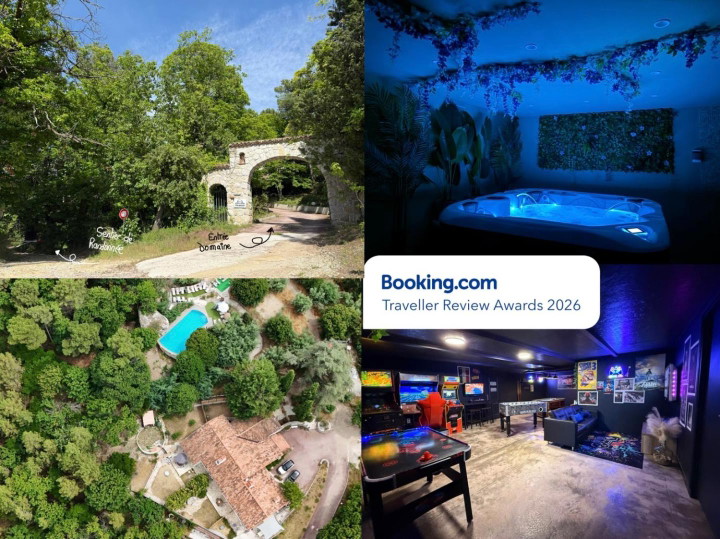Domaine Le Rocher D Argent Avec Piscine Extérieur ,Jacuzzi Intérieur Et Salle De Jeux - Sospel