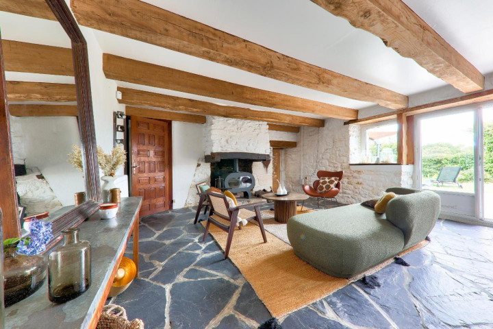 Chaumiere Bretonne Avec Jardin - Golfe Du Morbihan - Auray