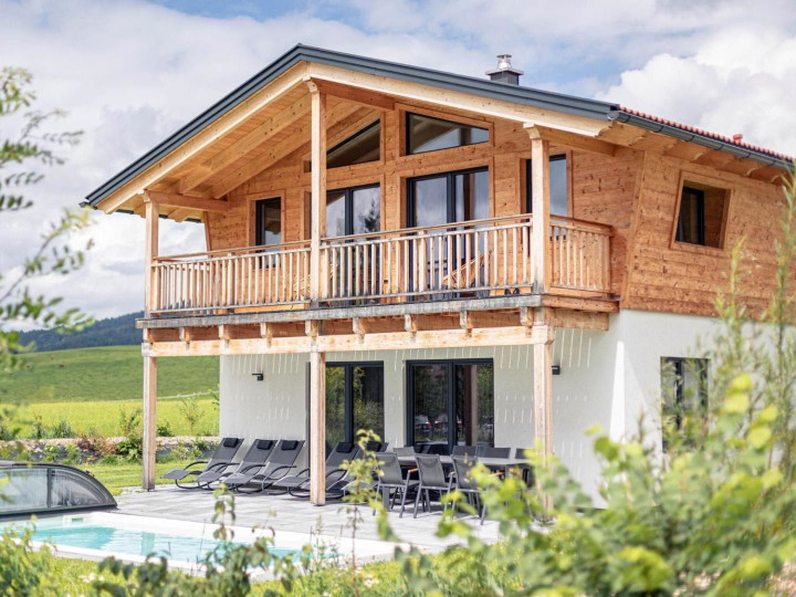 Chalet In Inzell With Pool & Alpine Views - Berchtesgadener Land