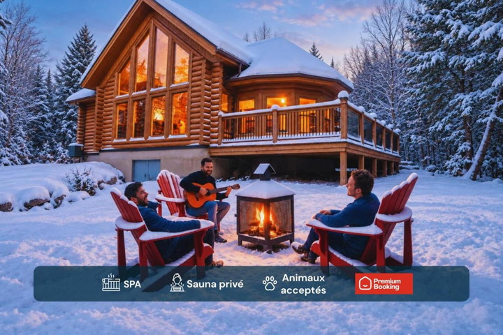 Chalet Bee With Private Hot Tub, Sauna & Pool , Fiddler Lake - Saint-Sauveur