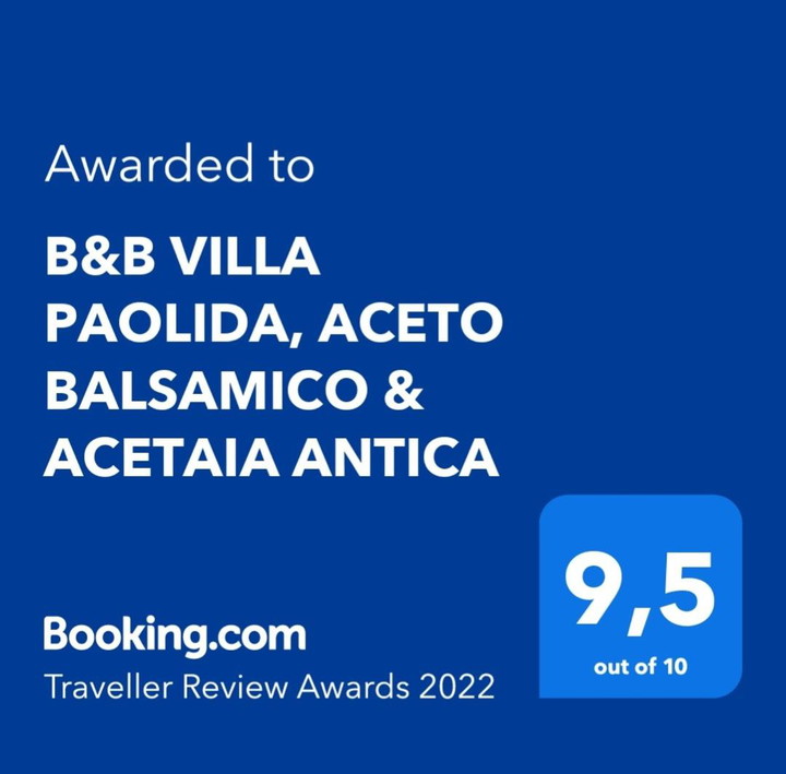 B&b Villa Paolida,aceto Balsamico & Tastings - Modena