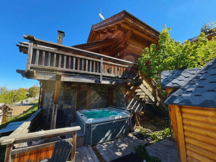 Prestigious 18 Person Chalet With Pool And Jacuzzi - Guillestre
