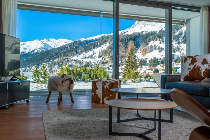 Luxury Davos Apartment For 4 - Panorama Terrace & 5 Star Hotel Spa - Davos
