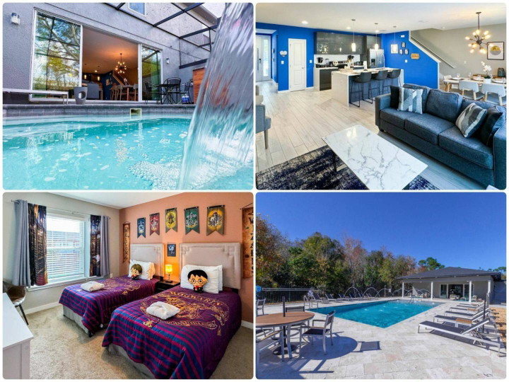 Resort Townhouse With Private Splash Pool 4439 - Kissimmee, FL