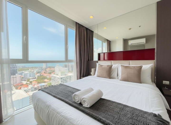 The Vision Condo - Sea View Apartment Balcony Pattaya Pratumnak Beach - Jomtien