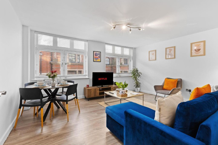 City Centre 2-bed 2-bath Free Parking Near Motorpoint Arena - Nottingham