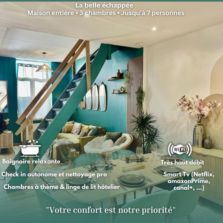 La Belle éChappée, Maison Chic Près De Lille & Parc Barbieux - Roubaix
