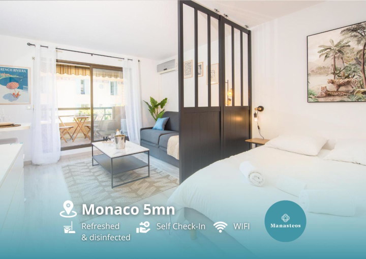 5 Mn à Pied Monaco - Cosy Appartement - Bu - Monte Carlo