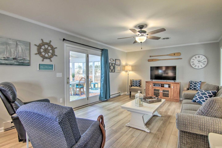 3 Mi To Boardwalk: Family Bethany Beach Home - Delaware