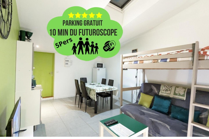 Appartement Entier Meublé à Beaumont Proche Futuroscope Et Poitiers Technopole - Châtellerault