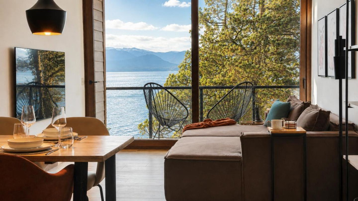 2br Apartment With Lake View, Heated Pool, Dishwasher - San Carlos de Bariloche