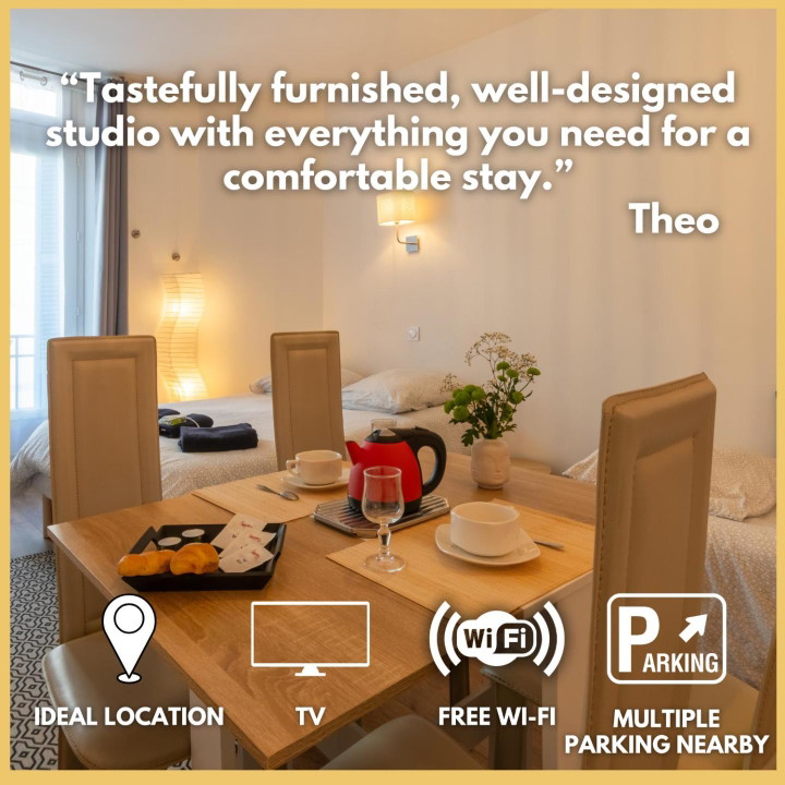 Studio Relax - 9 Min Sanctuaires - Rénové & éQuipé - 3 Couchages - Lourdes