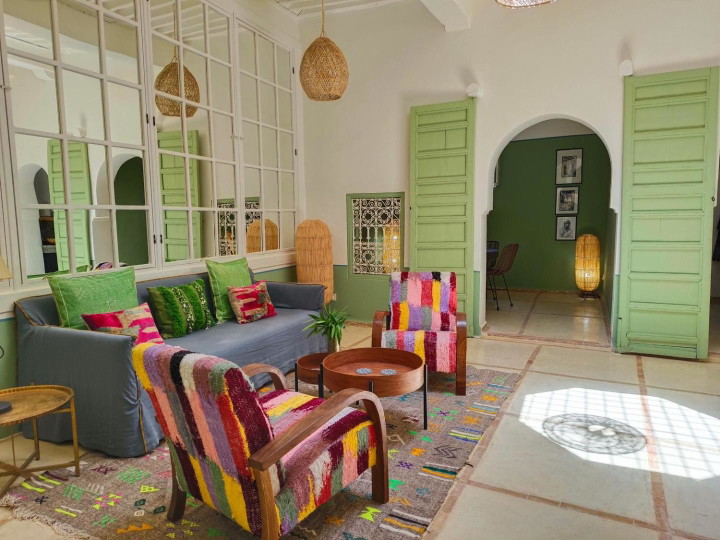 Dar Dabakech, Proche Jemaa El-fna, Souk, Riad, Centre Medina - Maison Entière De 2 à 6 Personnes, Possibilité 3 Chambres - Marrakesh