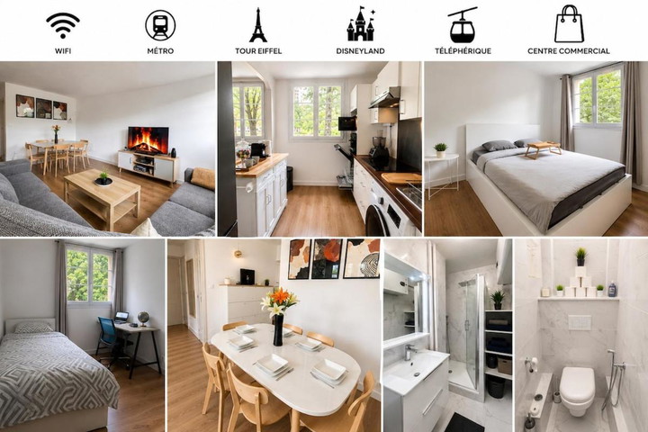Spacious 56m For 5 Peoples And 5 Min From The Subway - Yerres
