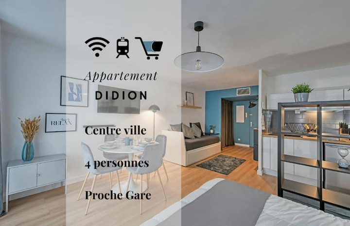 063 - Studio Didion, Centre Gare St Roch, Clim, Balcon,4pers - Montpellier