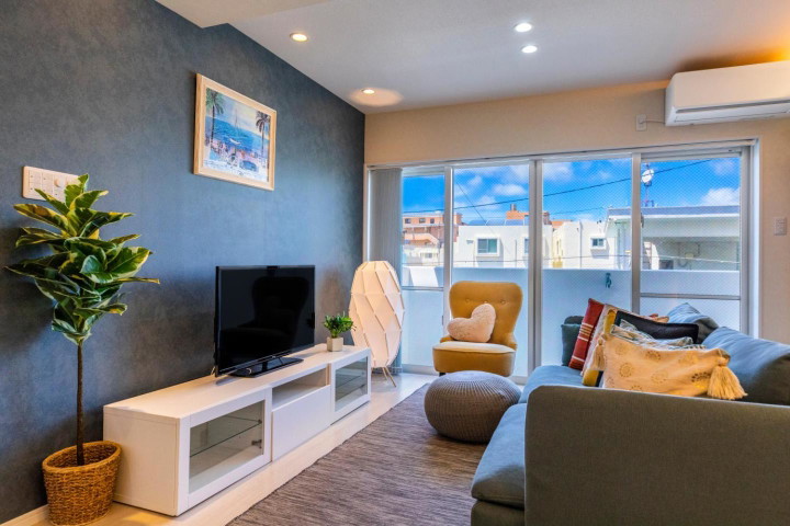 Condominium Luana 築浅2ldk 宮城海岸徒歩2分 American Village 車で10分 - Ginowan