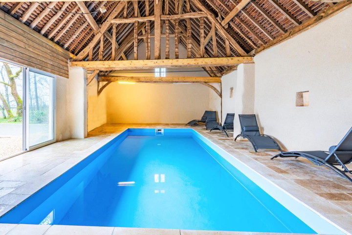 Crazy Villa Champs Corons 61 - Interior Heated Pool - 2h From Paris - 30p - Orne