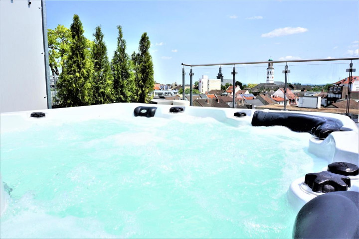 Panorama Penthouse Apartment Mit Klima Und Whirlpool Für Bis Zu 6 Personen - Ludwigshafen