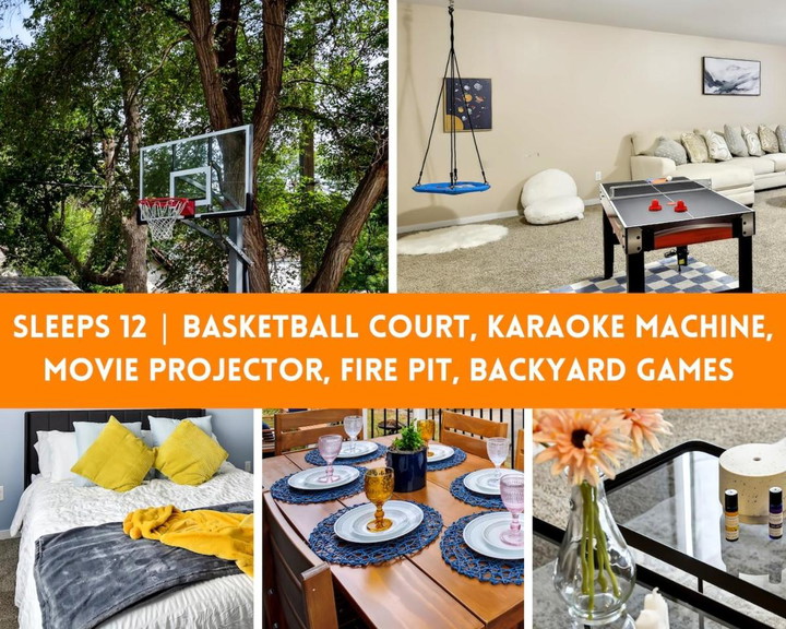 Basketball Court, Pickleball, Karaoke, 6 Beds - Plymouth, MN