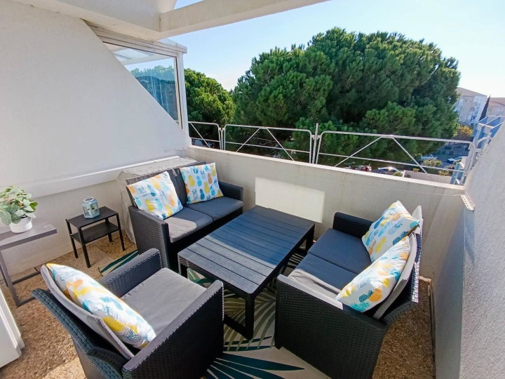 As25454 -P3 + Cabine En Duplex Dans Résidence Avec Piscines - Aigues-Mortes