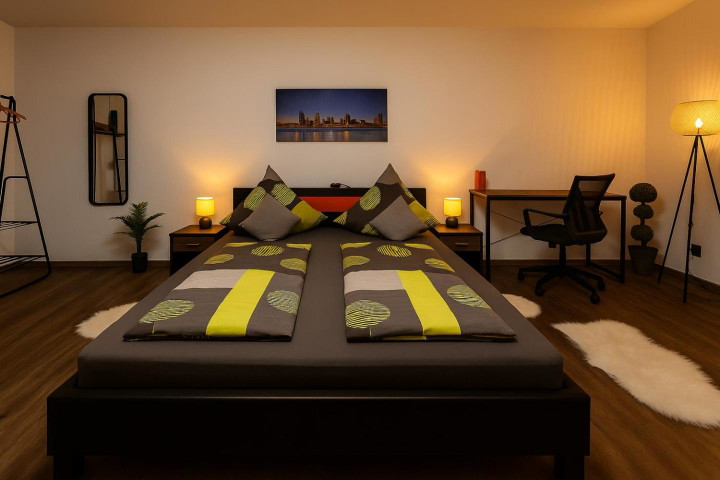 Homefeld Suite - Elegante Und Moderne Ferienwohnung Zentral In Hünfeld Bei Fulda Mit Küche, Kostenlosem Parkplatz Und Wlan - Hünfeld
